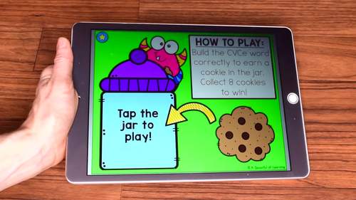 Digital Games - CVCe Words | Digital Literacy Centers | Google Classroom
