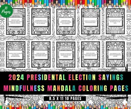 2024 Presidential Election Door Decorations Saying, Word Wall | TPT