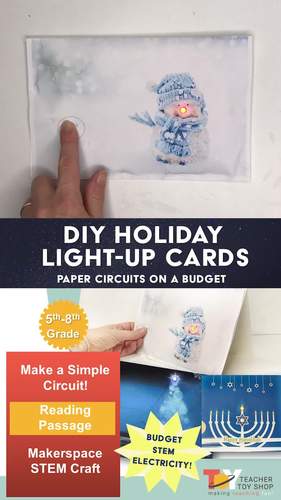 Thanksgiving, Christmas, Hanukkah and Winter Light Up STEM Electricity ...