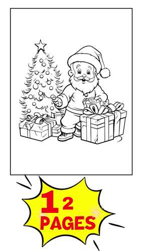 Christmas Coloring Pages + ABC Alphabet and Numbers Tracing Practice ...