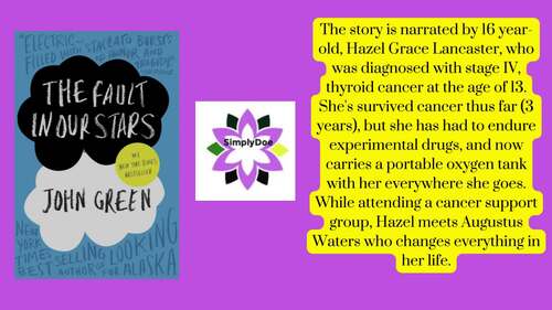 Fault in our Stars Novel Study Updated Dec 2023 by SimplyDoe | TPT
