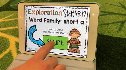 Exploration Station - Short a CVC Families by The Kindergarten Explorer