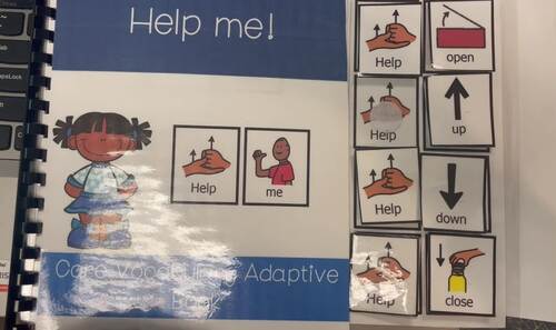Help Me: Core Vocabulary Adaptive Book by RiversofLearning | TPT