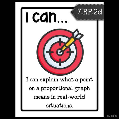 Grade 7 Math Learning Targets | Common Core Posters & Teacher Checklist