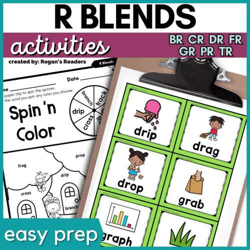 Consonant Blends With Short Vowels - R Blends Phonics Activities and ...