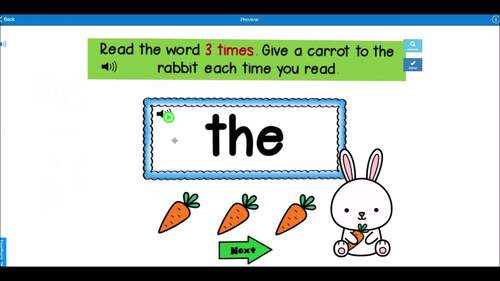Pre-Primer Dolch Sight words set 1 BOOM CARDS | TPT