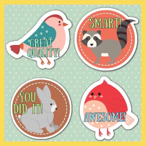 Dollar Deal Digital Stickers Woodland Animals Digital Resource | TPT