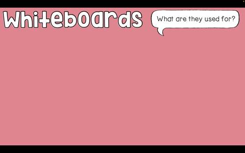 How to use Whiteboards - Animated Teaching Powerpoint Included! | TPT