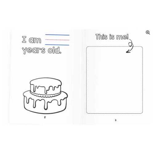 ALL ABOUT ME BOOKLET FOR BACK TO SCHOOL ACTIVITY FOR PRESCHOOL PRE-K KINDER