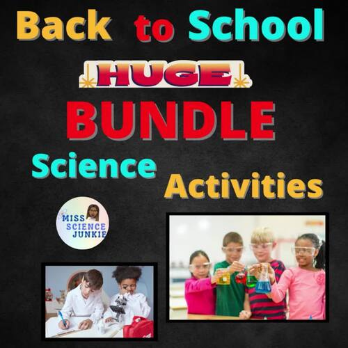 Back to School Science BUNDLE | Scientific Method & Lab Safety Activities