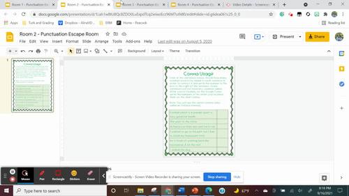 Digital Punctuation Escape Room by The Original Digital | TPT