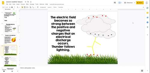 Severe Weather Lesson: Thunderstorms, Hurricanes, Tornadoes, and Winter ...
