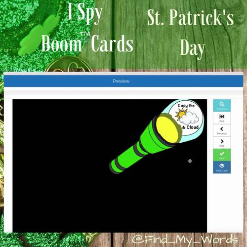 Speech Therapy I Spy Flashlight Search Open Ended Boom Cards - St ...