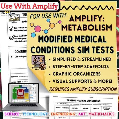 Amplify Metabolism Chapter 2 Sim Tests: Simplified Virtual Lab Guide ...