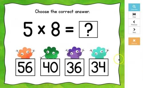 Multiplication Math Facts Level 2 Boom Cards - Digital Task Cards