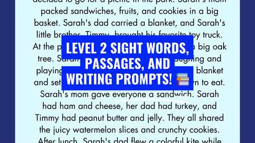 Special Ed | Level 2 Second Grade Reading and Writing Bundle | TPT