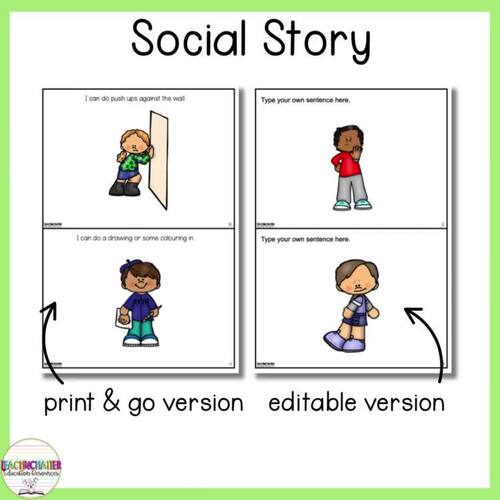 Angry Social Story with choice board and observation charts by ...