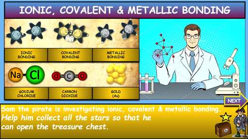 Ionic & Covalent Bonding Unit: Presentation|Drag & Drop|Puzzles|Worksheet