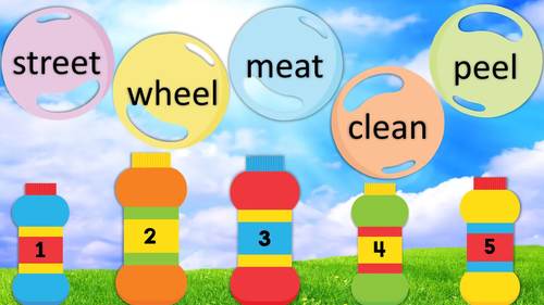 Interactive Decoding Game | Editable | Bubbles Theme | Distance Learning