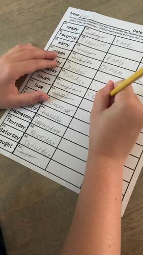 FUNdations Trick Words Spelling Assessments, Practice Pages ...