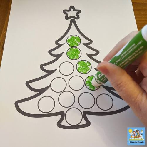 Christmas Dot Marker Pages for Preschool through Early Elementary