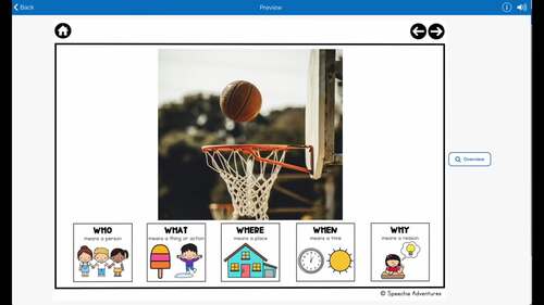 Sports Early Language Activities for Speech Language Therapy Boom Cards