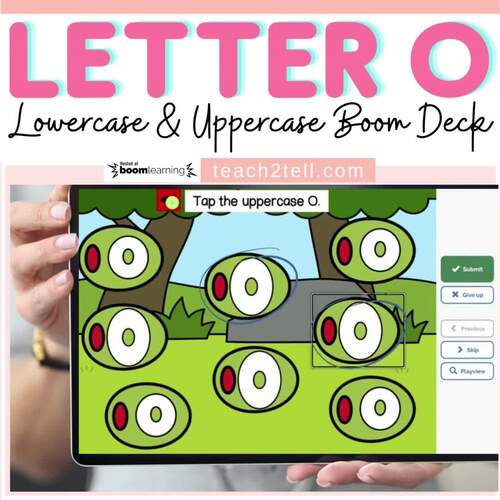 Alphabet Letter of the Week Activities Letter O Boom Digital Cards With ...
