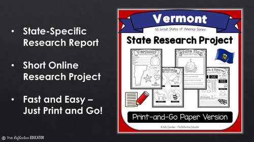 State Research Project | VERMONT Print-and-Go Paper State Report