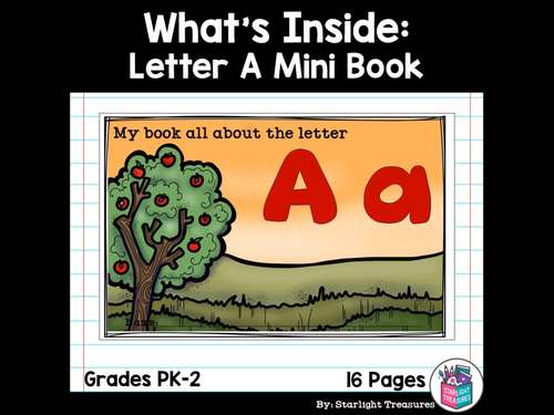 Alphabet Letter of the Week: The Letter A Mini Book by Starlight Treasures