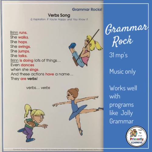 31 Grammar Mini-Lessons | Sing Along with 31 Grammar mp3s | TpT
