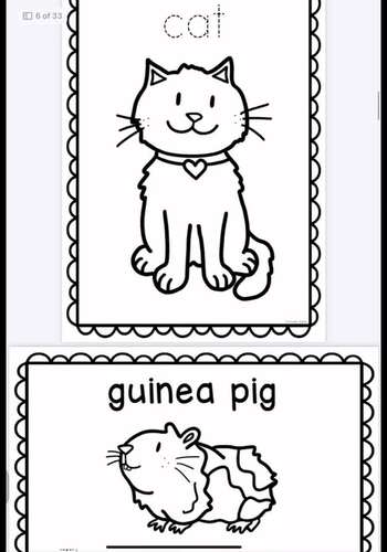 Pets 11 Cute Coloring Sheets Preschool Activity by The Kinder Wishlist