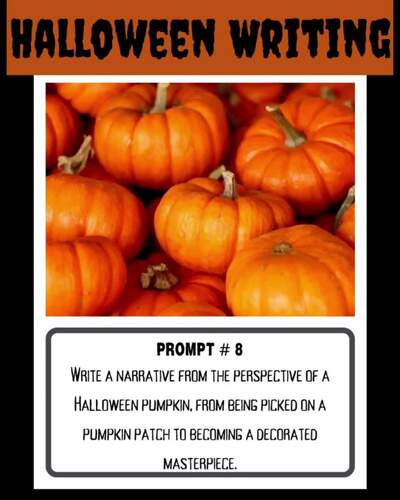 Halloween Narrative Writing Prompts by MamaMeahl'sMarket | TPT
