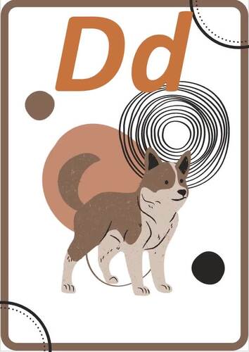 ABC Big Flashcards - Alphabet cards Printable Template by Aleksei Parfenov