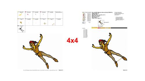 Happy Flying Peter Pan Classic Cartoon Embroidery Designs - Instant ...