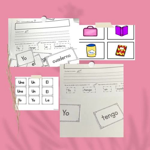 Spanish-Sentence-Building-Center-and-Worksheets by ...