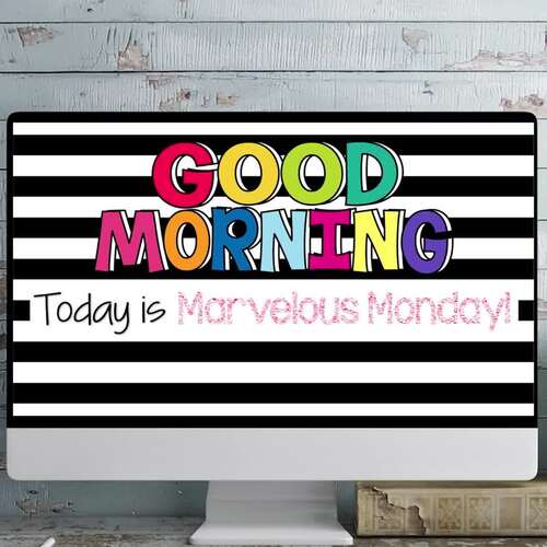 Morning Meetings Animated PowerPoint – PreK (FEB) | Daily ELA + Math