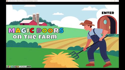 Magic Doors Animal BUNDLE for PowerPoint 3 Digital Interactive Activities