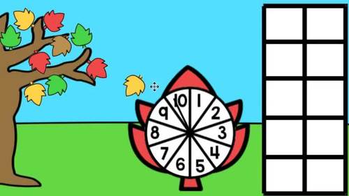 Fall Leaf Counting with 10 Frame - SMART Board Activity! by ...
