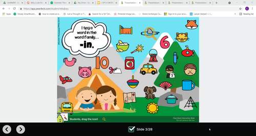 Summer Themed Math And Literacy Digital I Spy Pear Deck Activities