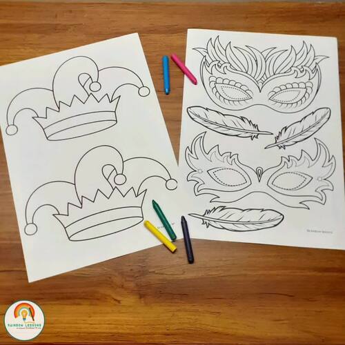 Mardi Gras Writing Crafts | Mardi Gras Writing Prompts | Mardi Gras ...