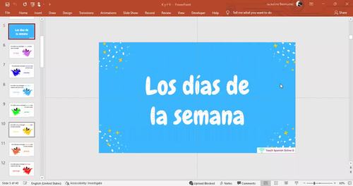 Days of the Week in Spanish by Teach Spanish Online | TPT