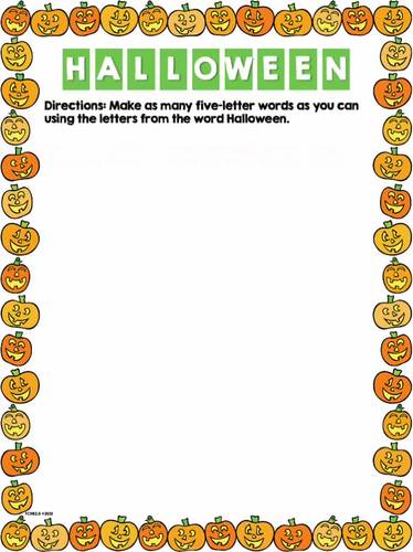 Monthly Word Work Bundle Digital and Print by TCHR Two Point 0 | TPT