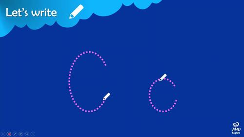 Digital Alphabet Letter C no prep Lesson PPT for Distance Learning