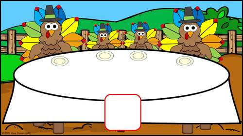 Turkey Dinner | Interactive Slide Show | PreK | Early Intervention | Autism