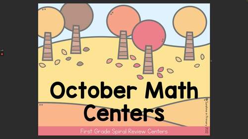 October Math Center Games by Sunshine in Primary - Early Childhood ...