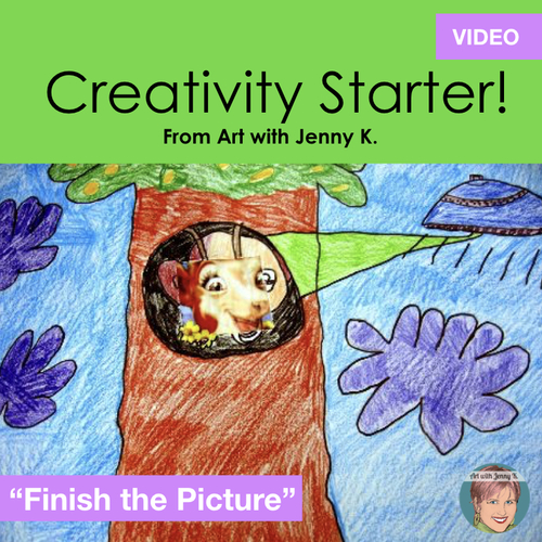 Free Teaching Video: Creativity Starter - Finish the Picture | TpT