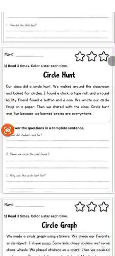 Pi Day Reading Comprehension Passages and Questions | No Prep Spring ...
