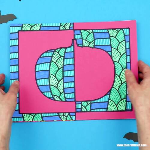 Halloween Positive Negative Art by The Craft Train | TPT