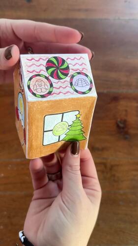 3D Gingerbread House Craft-Speech Therapy- Articulation & Language- Winter