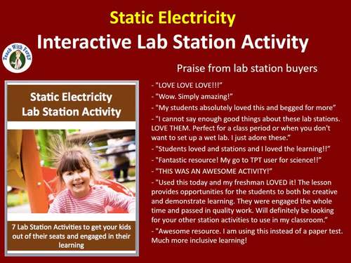Static Electricity Lab Station Activity | 7 Hands-on Activities ...